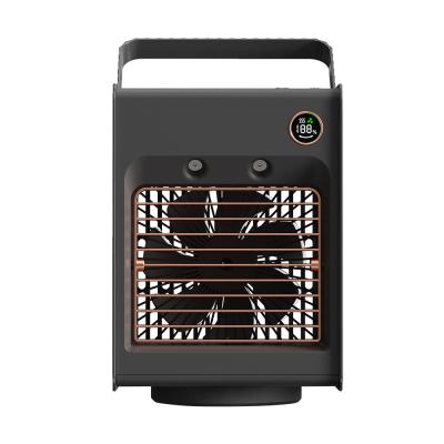 China Small Evaporative Air Cooler And HumidifierTable Fan 4000mAh Battery for sale