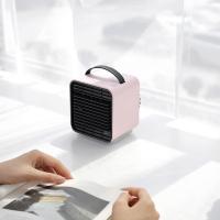 China 2000mAh Rechargeable Handheld Air Cooler Fan with 3 Adjustable Wind Direction for sale