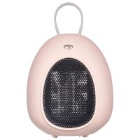 China FCC Mini Electric Fan Heater 220V ABS 500W Bedroom Mini Portable Heater for sale