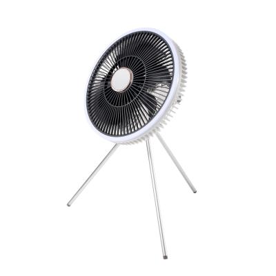 China Rechargeable Usb Type C Fan Tripod 10000mAh Battery Portable Standing Fan for sale