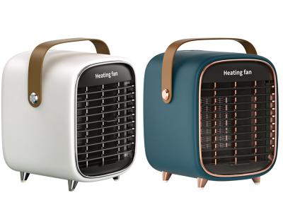China Small White Ptc Ceramic Heater And Fan 900w Electric Portable Space Bedroom for sale