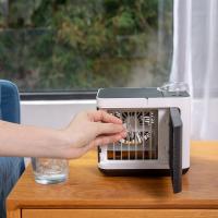 China Bedroom Anion Mini Air Cooler Humidifier 2000mAh Desktop Evaporative Air Cooler for sale