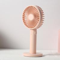 China 5 Speed Mini Portable Handheld Fan Battery 2000mah Table Travel Makeup Mirror Fan for sale