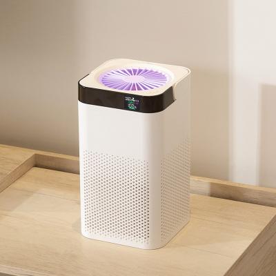 China AP03 Mini Portable Air Purifier Khaki UV Light Ionizer HEPA H13 Filter Office for sale