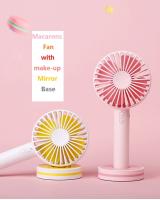 China Portable USB Rechargeable Handy Fan 2000mAh 4 Vane Mini Rechargeable Fan for sale