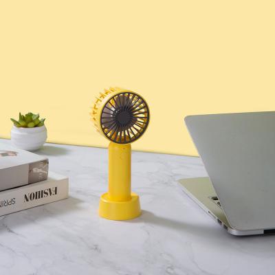 China 3 Wind 4W Mini Portable Handheld Fan 1200mAh Mini Desktop Fan USB for sale