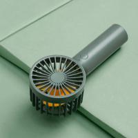 China 1200mAh Mini Handheld Electric Fan Silent 3 Vane Battery Operated Fan For Camping for sale