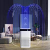 China Khaki OEM Pure Portable Air Purifier UV Light HEPA 20m2 Intelligent Desk Air Filter for sale