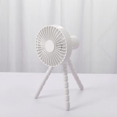 China Cooling Mini Handheld Stroller Fan 3 Speed Type C Flexible Tripod Fan for sale