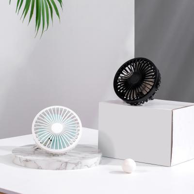 China 4 Inch Portable Handheld USB Charger DC5 12V 24V LED Mini Car Fan for sale
