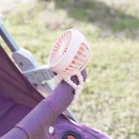 China Handheld 1200mA Battery Flexible Tripod Fan Stroller Outdoor Usb Rechargeable Fan for sale