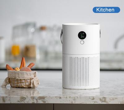 China Mini 10000mAH Small Household Air Purifier AP01 HEPA H13 Desk White for sale