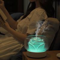 China Ultrasonic 400ml Aroma Oil Diffuser Colorful LED Night Light Cold Mist for sale
