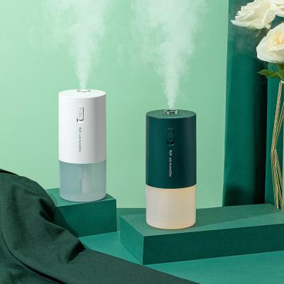 China Wireless Portable Rechargeable Humidifier 300ml Aroma Usb Car Humidifier for sale