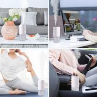 China Wireless Portable Rechargeable Humidifier 300ml Aroma Usb Car Humidifier for sale