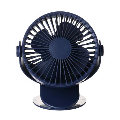 China 5 Vane Desk Clip On Fan Mini USB Rechargeable Portable 360 Degree Rotating Fan for sale