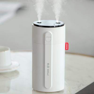 China Tabletop Handheld 800ML Portable Rechargeable Humidifier 2000 Mah Usb Color for sale