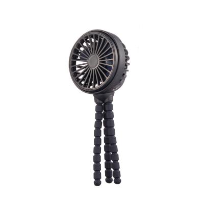 China Portable Rechargeable Table Fan 1200mAh Stroller Student Mini Handheld Electric Fan for sale