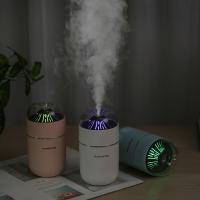 China Colorful Ultrasonic Air Humidifier Mini Volcano 320mL Led Aroma Diffuser for sale