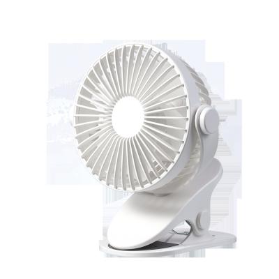 China Circulating Clip Rechargeable Desk Fan Rotating ABS Portable Table Fan for sale