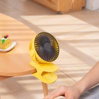 China Baby Car Stroller Two Speed Fan 8 Inch 1200mAh Table Clip Fan Home Office for sale