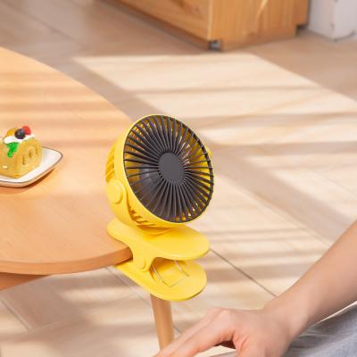 China Baby Car Stroller Two Speed Fan 8 Inch 1200mAh Table Clip Fan Home Office for sale