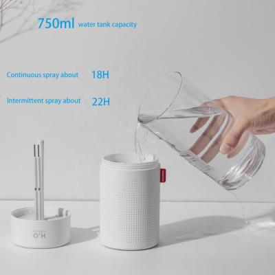 China 750ml Home Ultrasonic Air Humidifier Nano Atomization 2000mAh Home for sale
