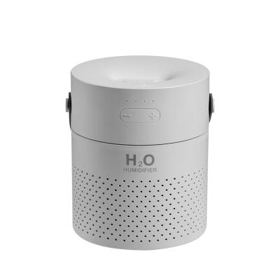 China Dual Spray Portable Rechargeable Humidifier 1100ml 4000mAh Colorful Light for sale