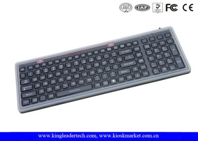 China Black 106 Keys Super - Slim Silicone Keyboards USB Interface for sale