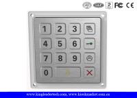 China 15 Keys Smart Door Access System Rugged Keypad Stainless Steel Outdoor for sale