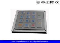 China Backlit Vandal Proof Metal Keypad With 14 Keys For Door Access System for sale