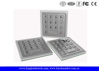 China IP65 Metal Vandal Proof Industrial Keypad For Outdoor Access System for sale