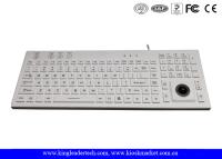 China IP68 Backlit Washable Silicone Keyboard With On / Off Switch and12 Function Keys And trackball for sale
