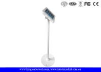 China Tamper Proof Anti Theft iPad kiosk Safe Security Public Floor Stand for sale