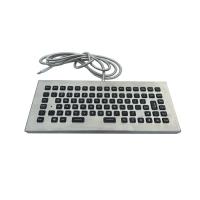 China Backlit Desktop Rugged Vandal Proof Keyboard Waterproof With 12 Function Keys for sale