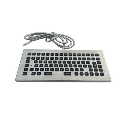 China Backlit Desktop Rugged Vandal Proof Keyboard Waterproof With 12 Function Keys for sale