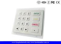 China USB / PS2 Interface Stainless Steel Numeric Key Pad  with 16 Flat Keys for sale
