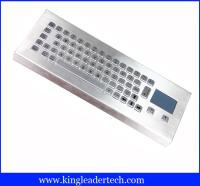 China IP65 Rugged Mini Industrial Desktop Keyboard Metal With Touchpad for sale