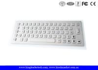 China 64 Full Travel Keys IP65 Rated Panel Mount Keyboard For Industrial Kiosk Applications for sale