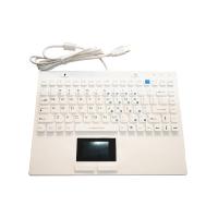 China IP68 FCC CE RoHS-certified USB Silicone Rubber Keyboard with Touchpad for Medical Or Harsh Environment for sale