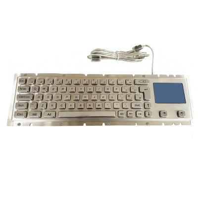 China Cherry Keyswitch Water-proof Vandal-proof Panel-mount Industrial Keyboard With Touchpad for sale