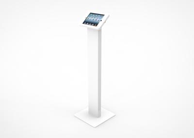 China Cold Rolled Steel Ipad Kiosk Stand Freestanding Holder Powder Coated Finish for sale