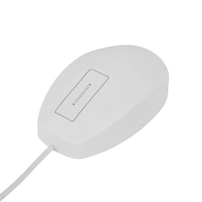 China Small-sized Ergonomic,Stylish,Sleek,Waterproof IP68 Laser Mouse Made of Silicone and Integrated with Scroll Pad for sale