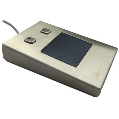 China IP65 Up to IP68 Rugged Industrial Waterproof Dust-proof Stainless Steel Metal Desktop Highly-sensitive Touchpad With Sloping Palm Rest for sale