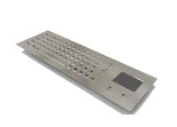 China Built In Industrial Keyboard With Touchpad Stainless Steel For Information Kiosk for sale