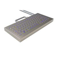 China Industrial Desktop Backlit Keyboard With Two Rugged Cables And Handheld Handle,Particularly Designed And Made For RUMO Logística Brazil for sale
