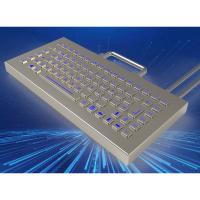 China Industrial Desktop Backlit Keyboard With Two Rugged Cables And Handheld Handle,Particularly Designed And Made For RUMO Logística Brazil for sale