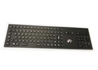 China LED Backlight Industrial Keyboard With Trackball Full FN Keys 103 Keys for sale