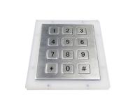 China 12 Metal Keys Industrial Numeric Keypad Stainless Steel Vandal Proof for sale