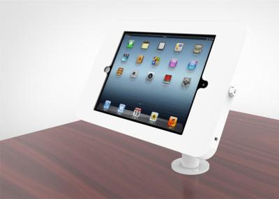 China 360 Degree Rotatable Ipad Kiosk Holder Rugged Metal Flexible Goose Neck Powder Coated for sale
